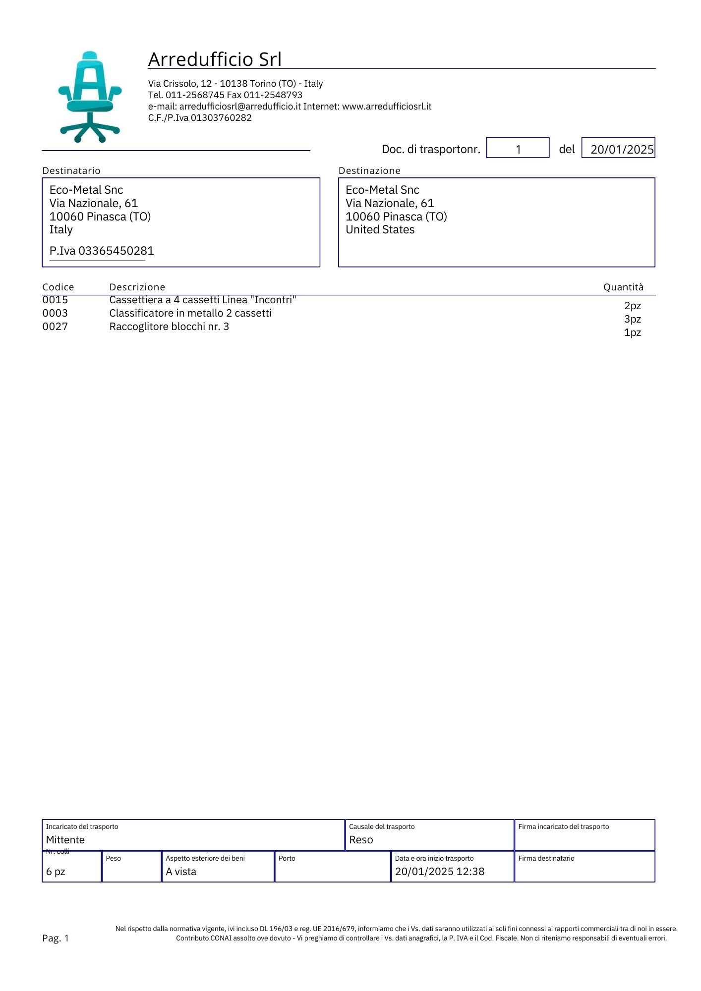 DDT di reso a fornitore: cos’è e come si compila | Danea Blog